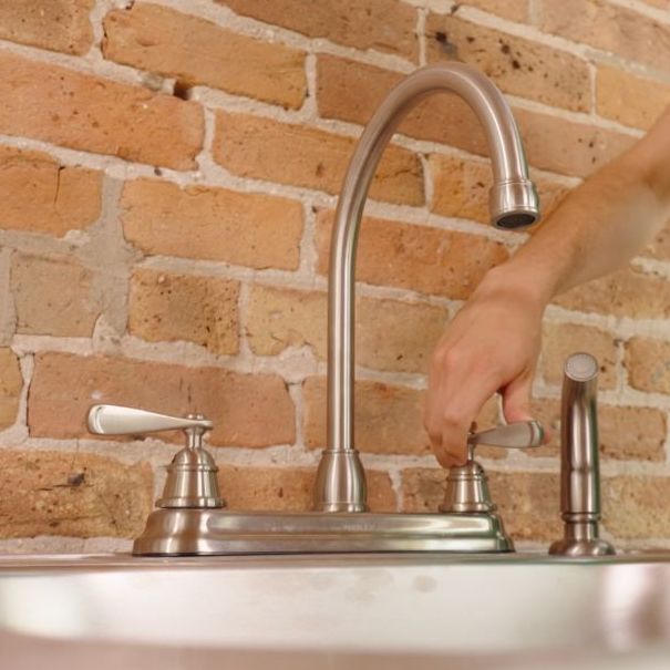 How to Install a Two-Handle Centerset Faucet in the Kitchen or Bathroom ...